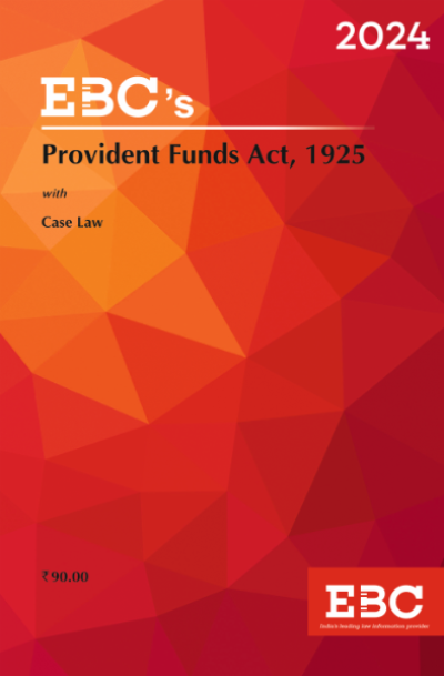 Provident Funds Act, 1925Bare Act (Print/eBook)